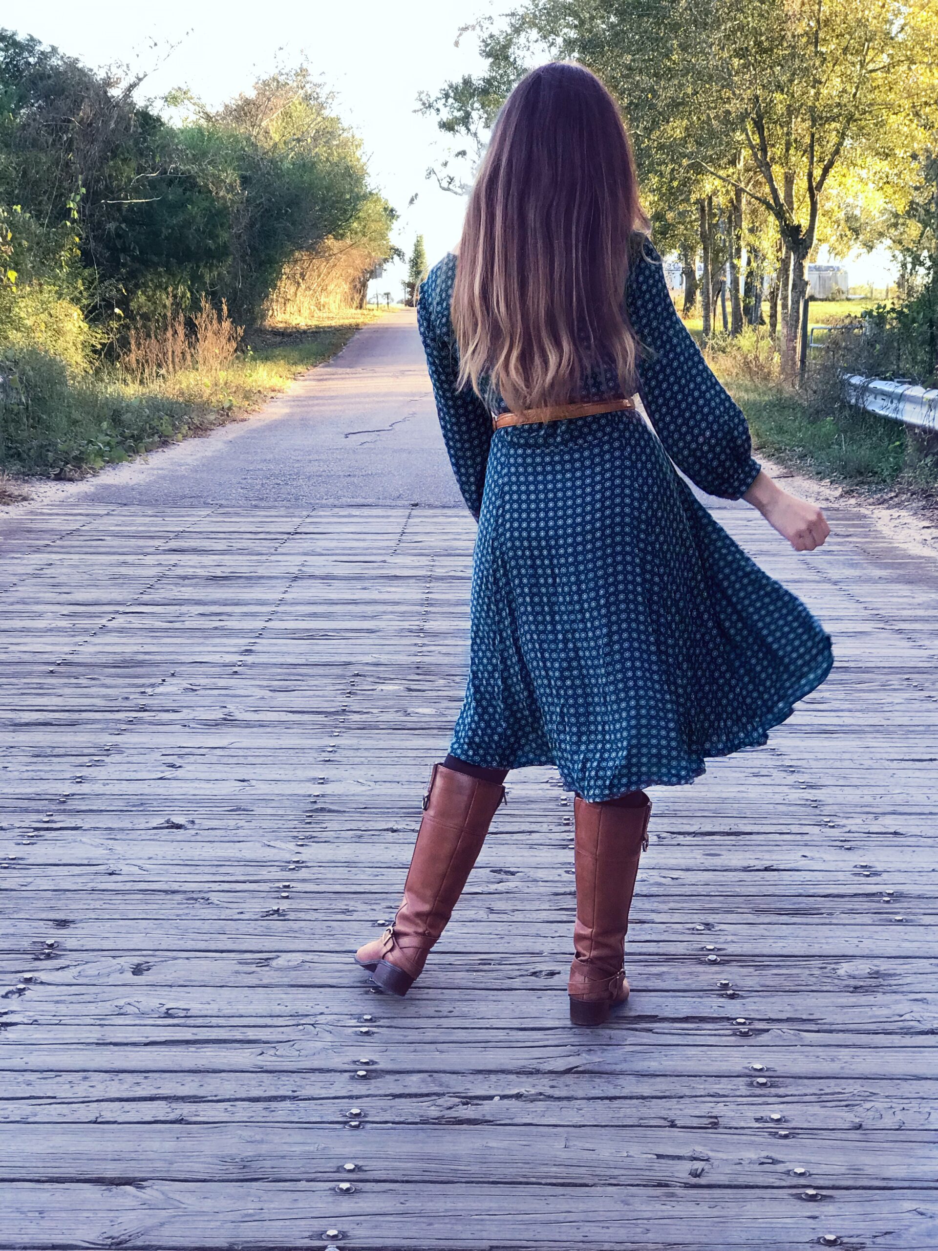 Boots with Dresses & Skirts Feminine Country Outfits - Whatever is Lovely